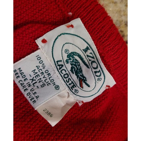 Izod Lacoste | Sweaters | Vtg Izod Lacoste V Neck Sweater Alligator ...